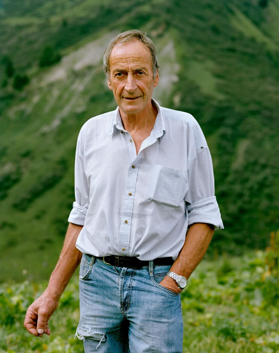 Dam and Man in Savoy by Céline Clanet