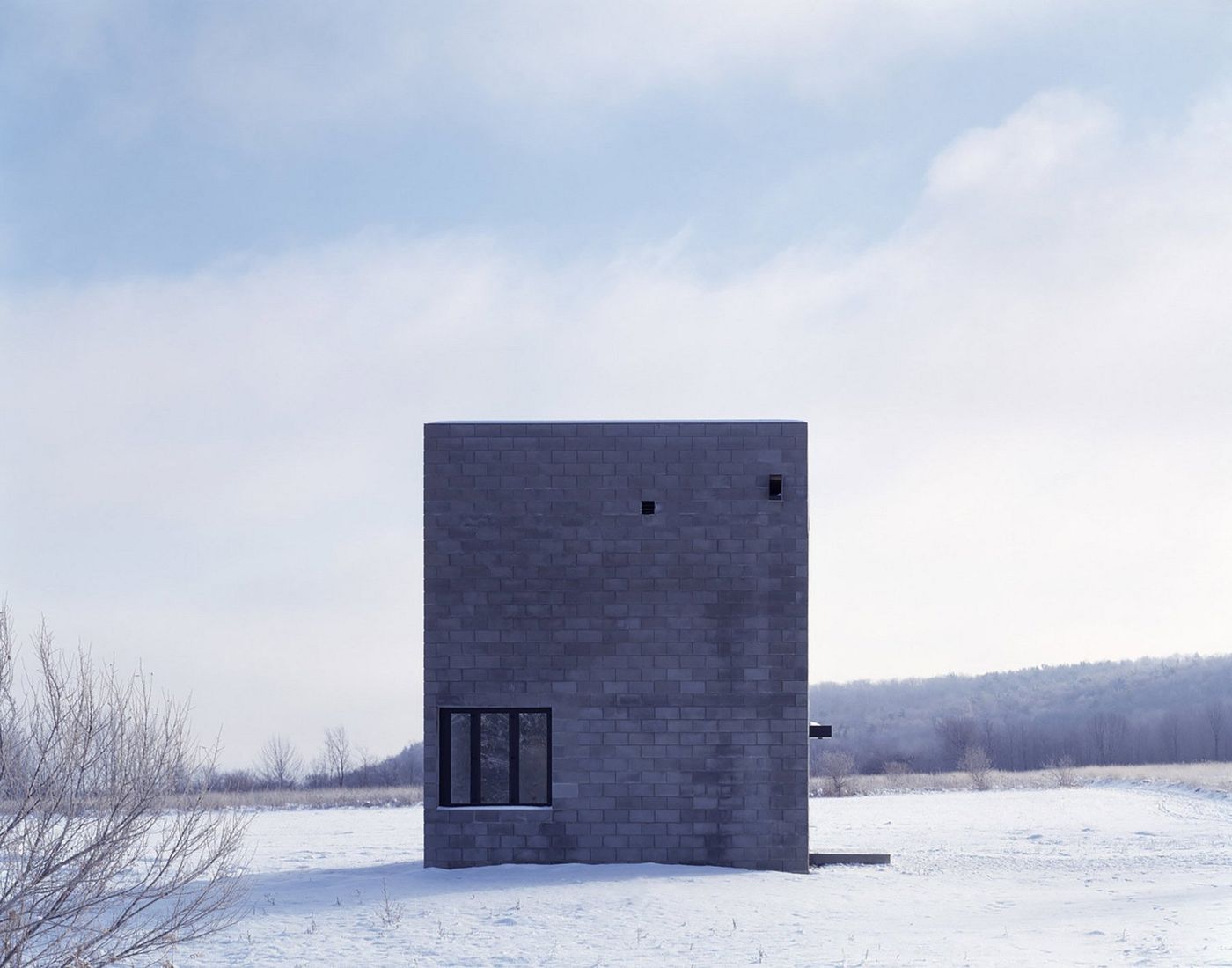 Cube House in Ithaca by Simon Ungers