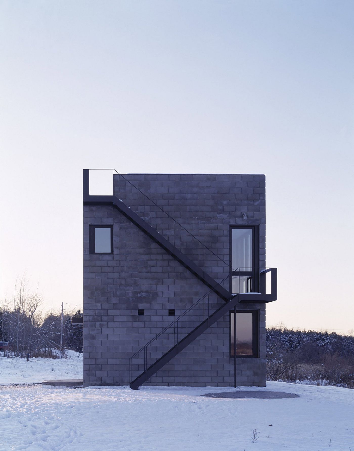 Cube House in Ithaca by Simon Ungers