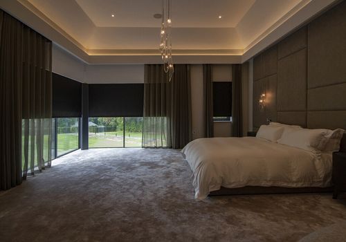Concealed Blinds for Corner Windows