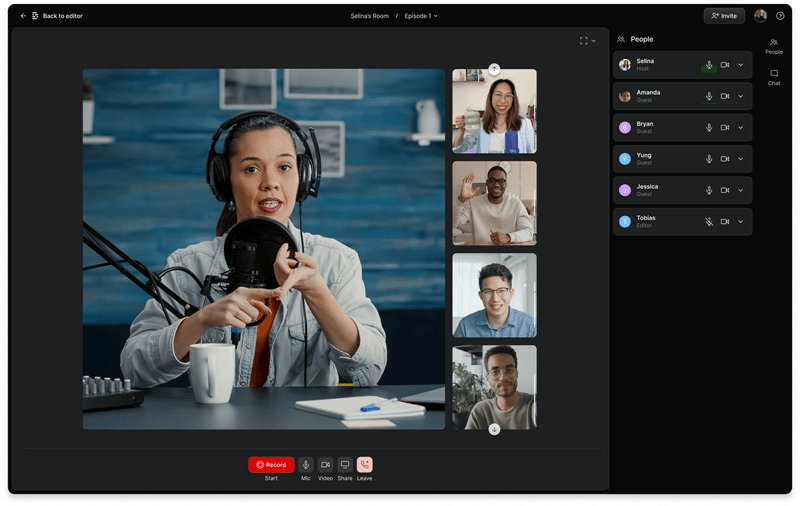 Descript: AI-Powered Podcast & Audio Editor