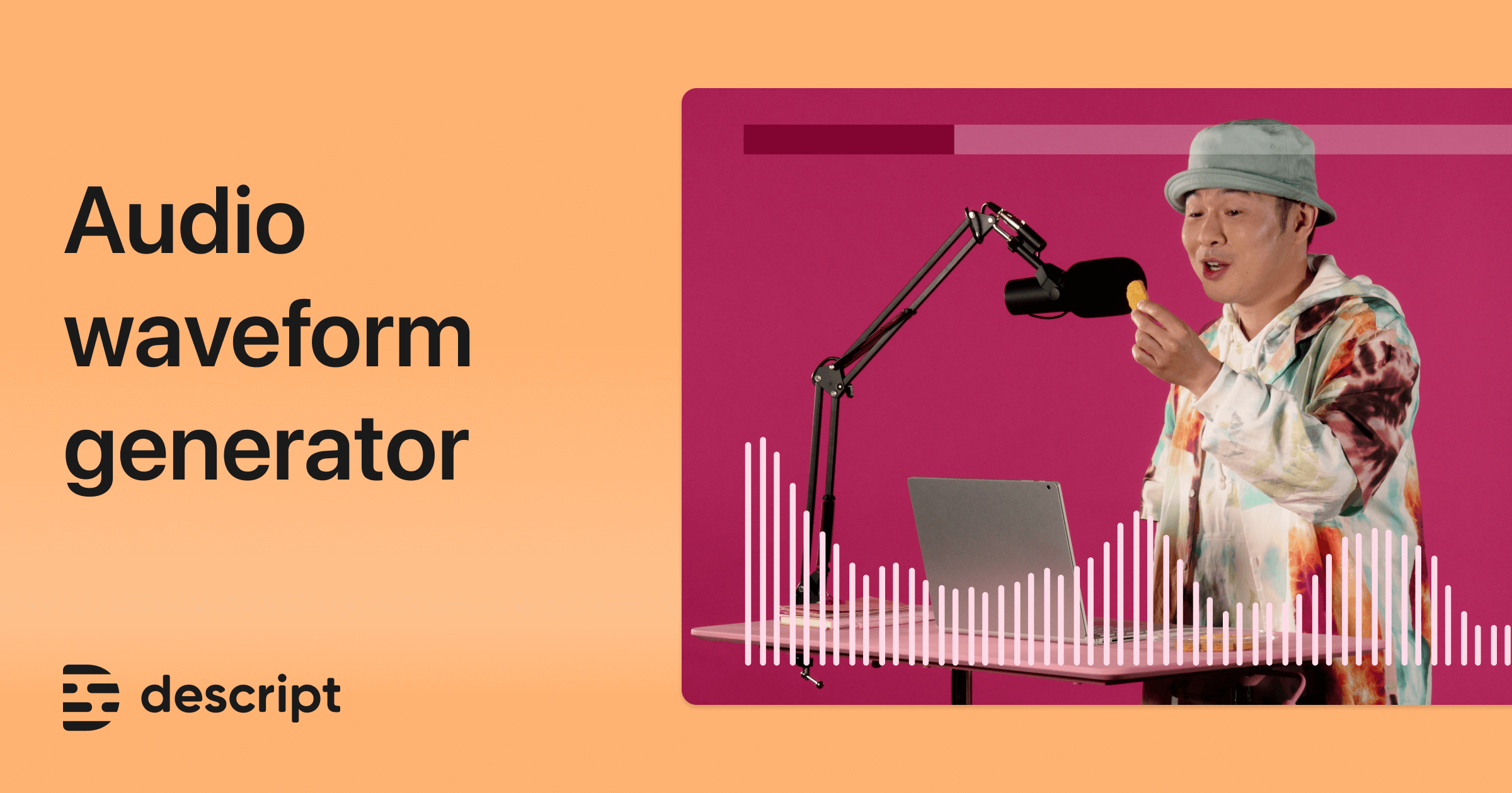 Audio Waveform Generator | Create Audiogram Videos Easily | Descript
