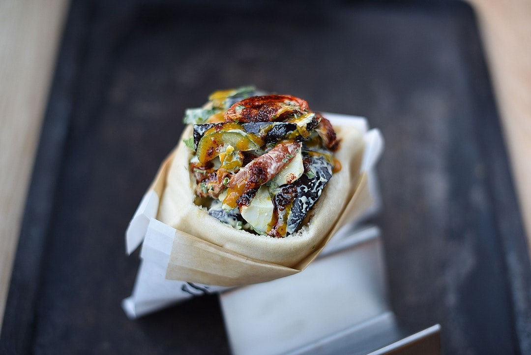 SHUK; MENU. BOROUGH MARKET. TEL AVIV MARKET FOOD. SALADS & PITAS