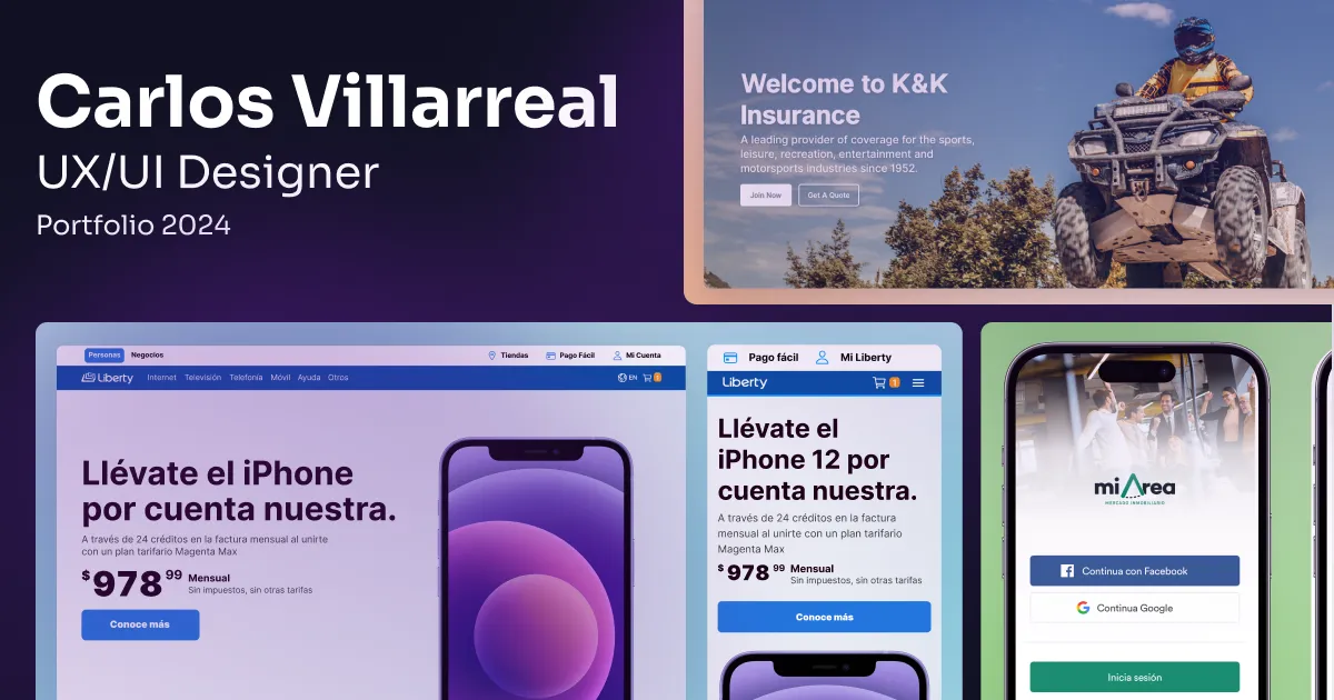 Carlos Villarreal UX/UI Designer