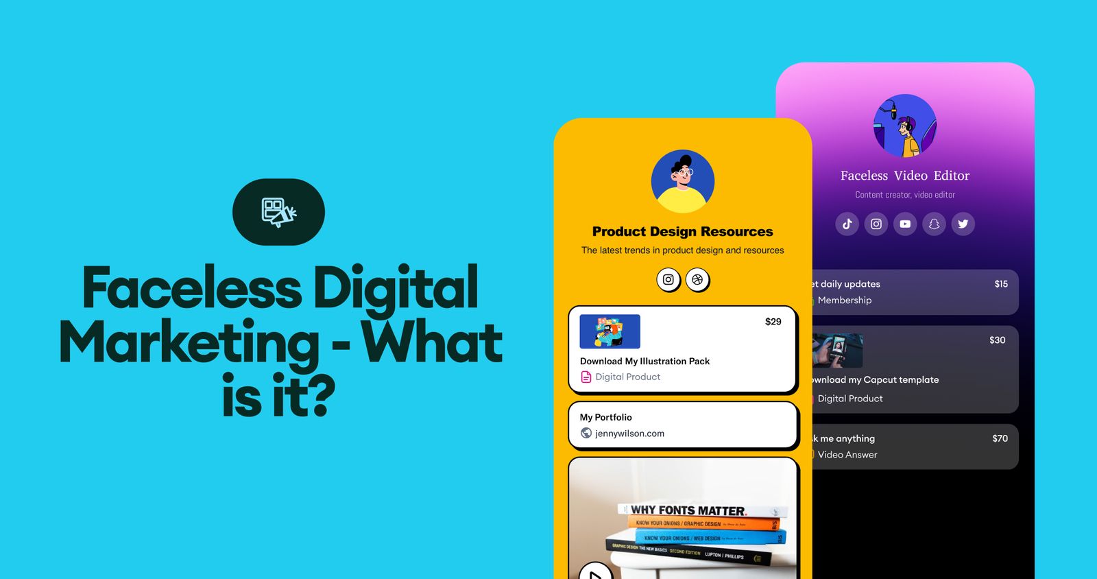 The Ultimate Guide to Faceless Digital Marketing: Unlocking Anonymity to Launch an Online Business