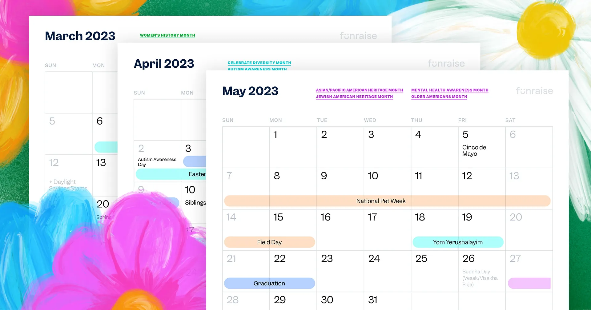 Nonprofit Spring Fundraising Calendar | Funraise