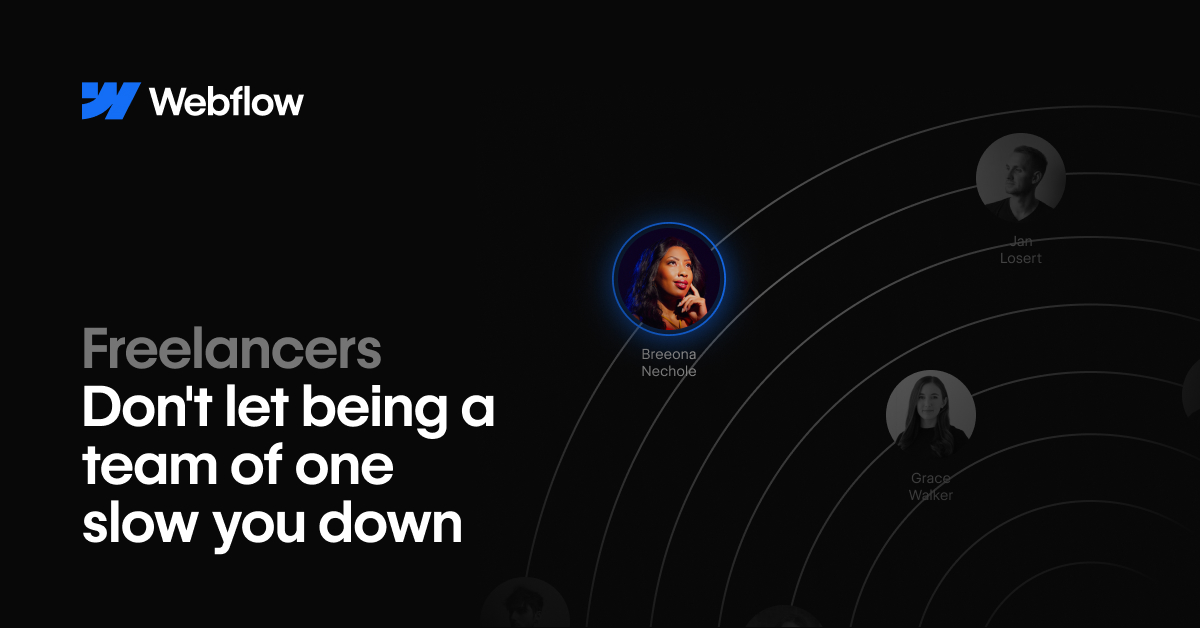 Build custom websites for clients | Webflow for Freelancers