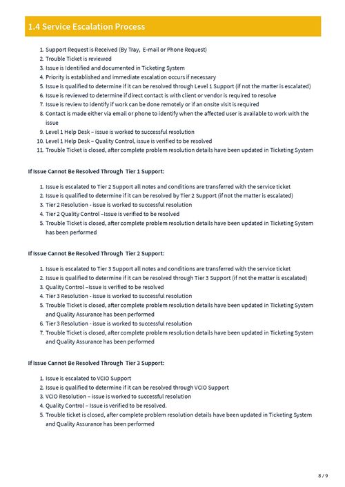 Free Managed Service Agreement Template