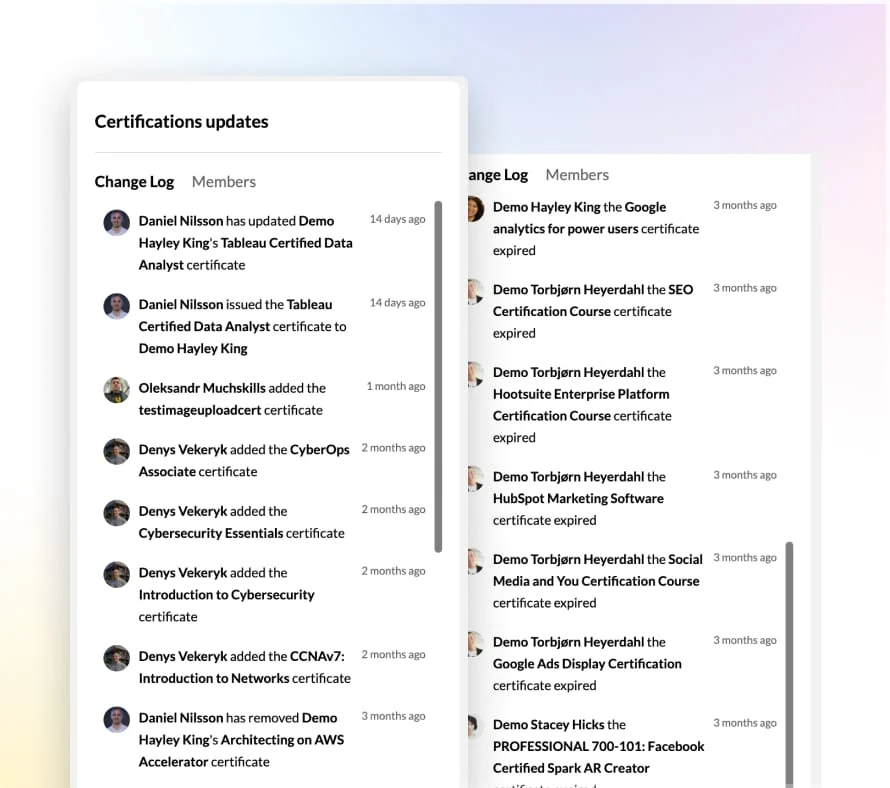 MuchSkills 5.0 — Better team insight. Full certificate audit trail