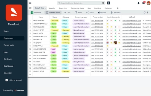TimeTonic | Intervention Management