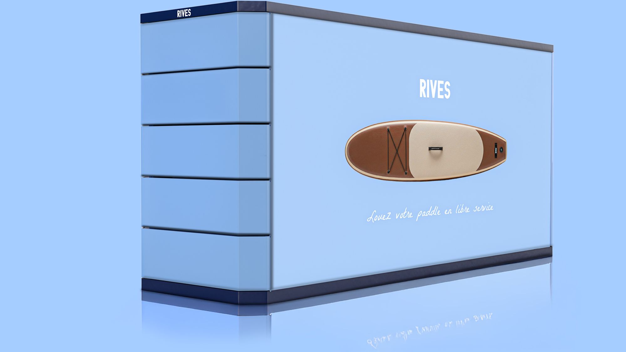 Rives - Location de paddle en libre service
