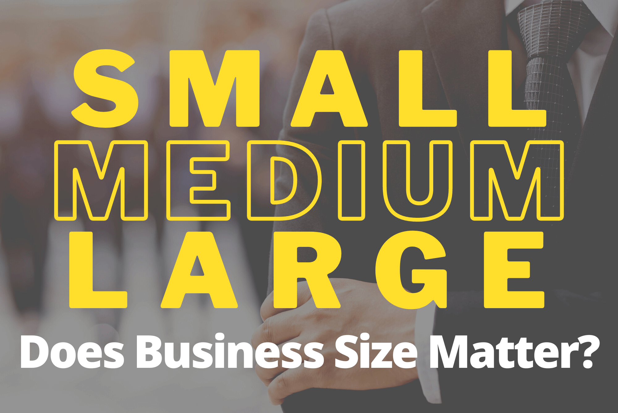 Small, Medium, or Large: Does Business Size Matter?