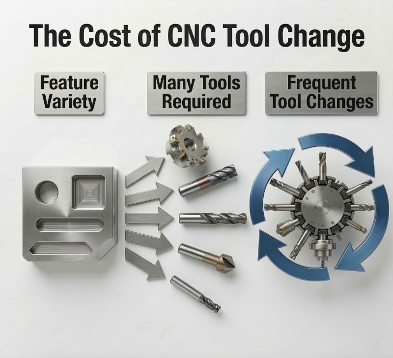 How cnc tool changes increase machining cost | Quote | Instant Cost Drivers