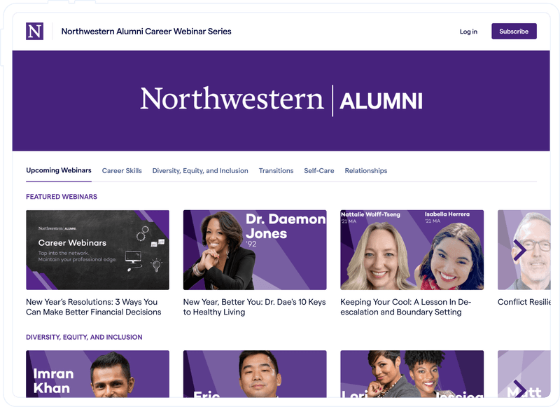 BigMarker Customer stories · Northwestern University