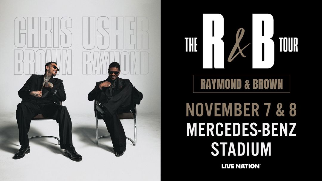 Chris Brown & Usher's R&B Tour Headed to Mercedes-Benz Stadium ...