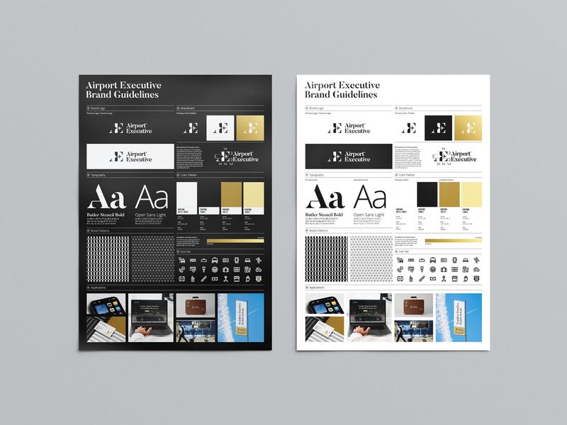 The One-Page Brand Guidelines Template | Brand Guidelines Sheet
