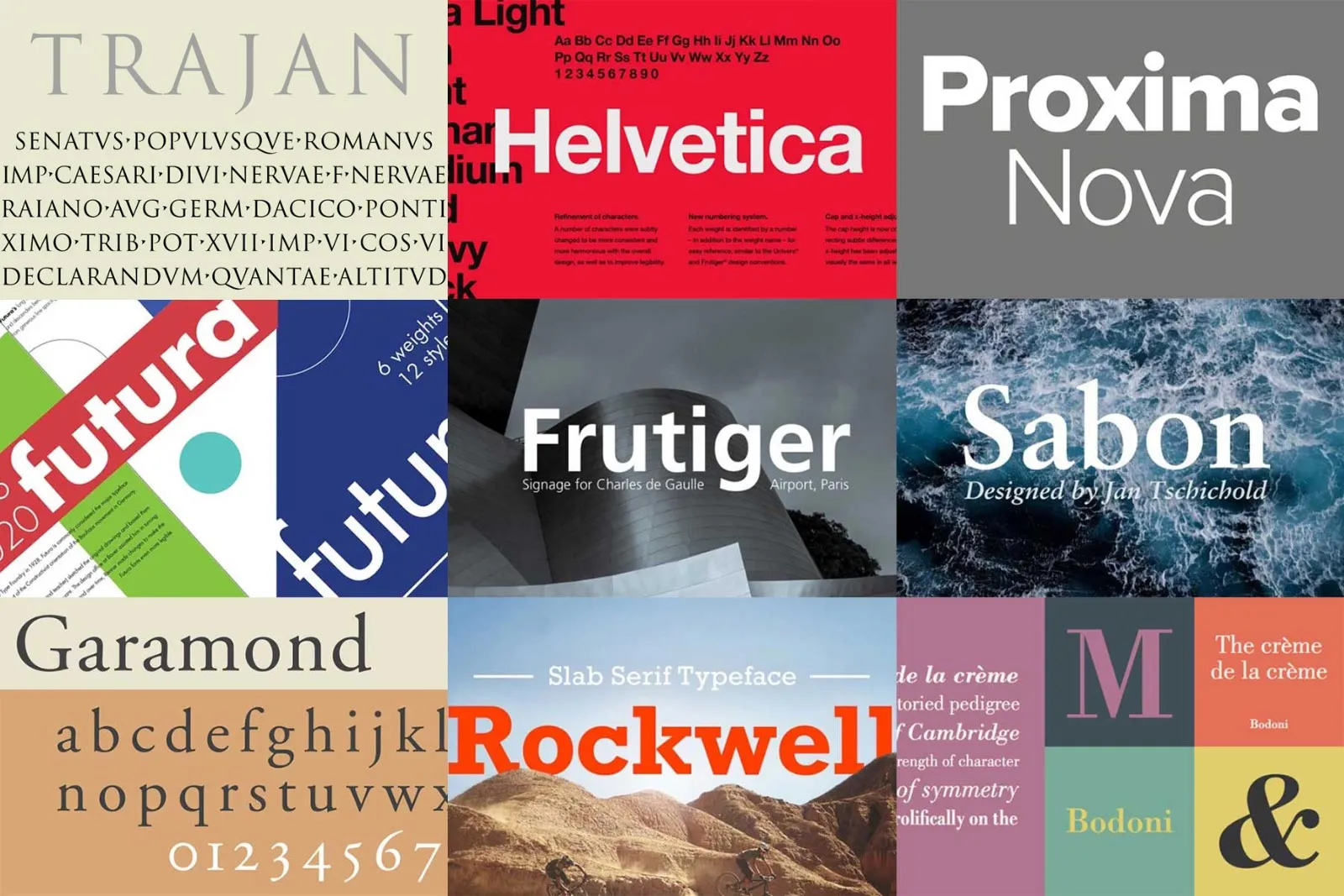 Top 10 Professional Fonts for Designers