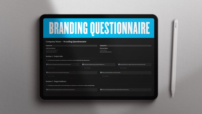Branding Questionnaire: The Key Questions To Ask Your Client
