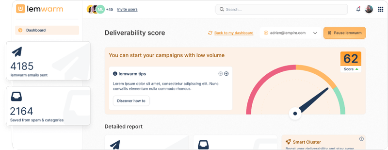lemwarm - the #1 warm-up tool to make sure you stay out of spam