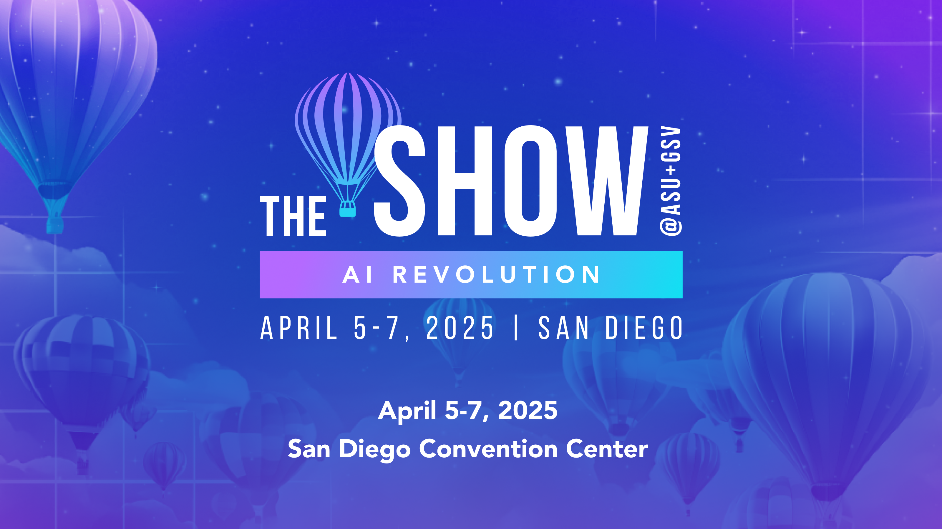About The AI Show @ ASU+GSV — AI Revolution in Education | April 11-13 ...