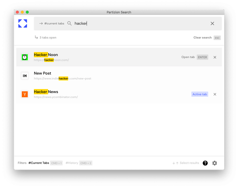 Partizion | Tab and Session Manager Extension for Chrome