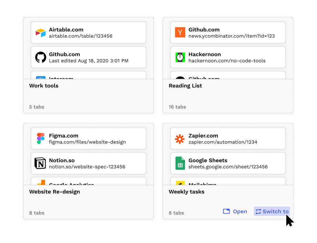 Partizion | Tab and Session Manager Extension for Chrome