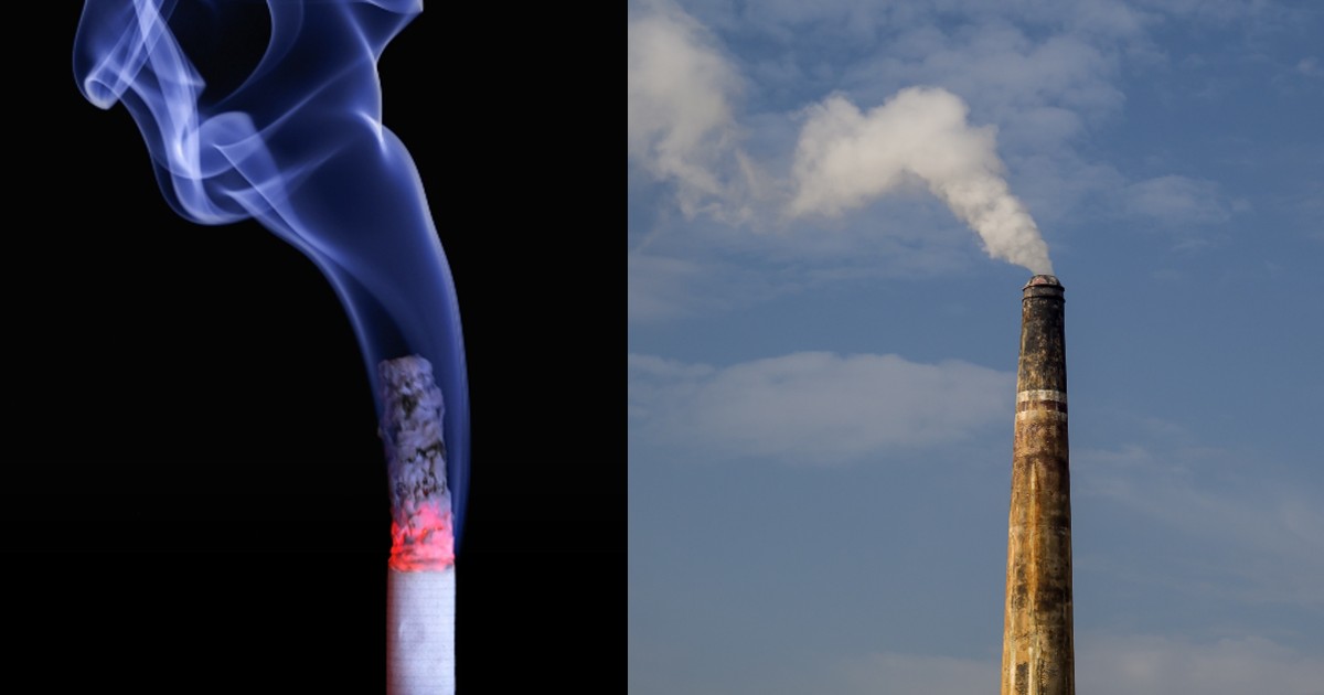 Air pollution vs smoking | Make Smoking History News