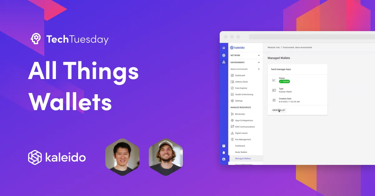 Blockchain Wallets on Kaleido