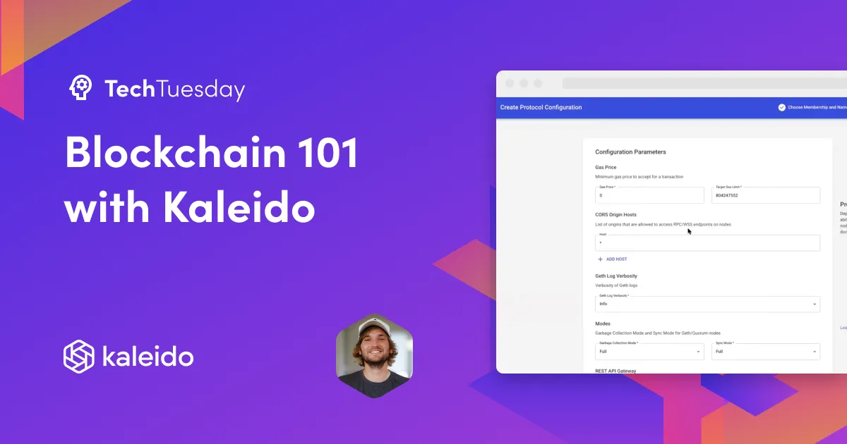 Blockchain 101 With Kaleido