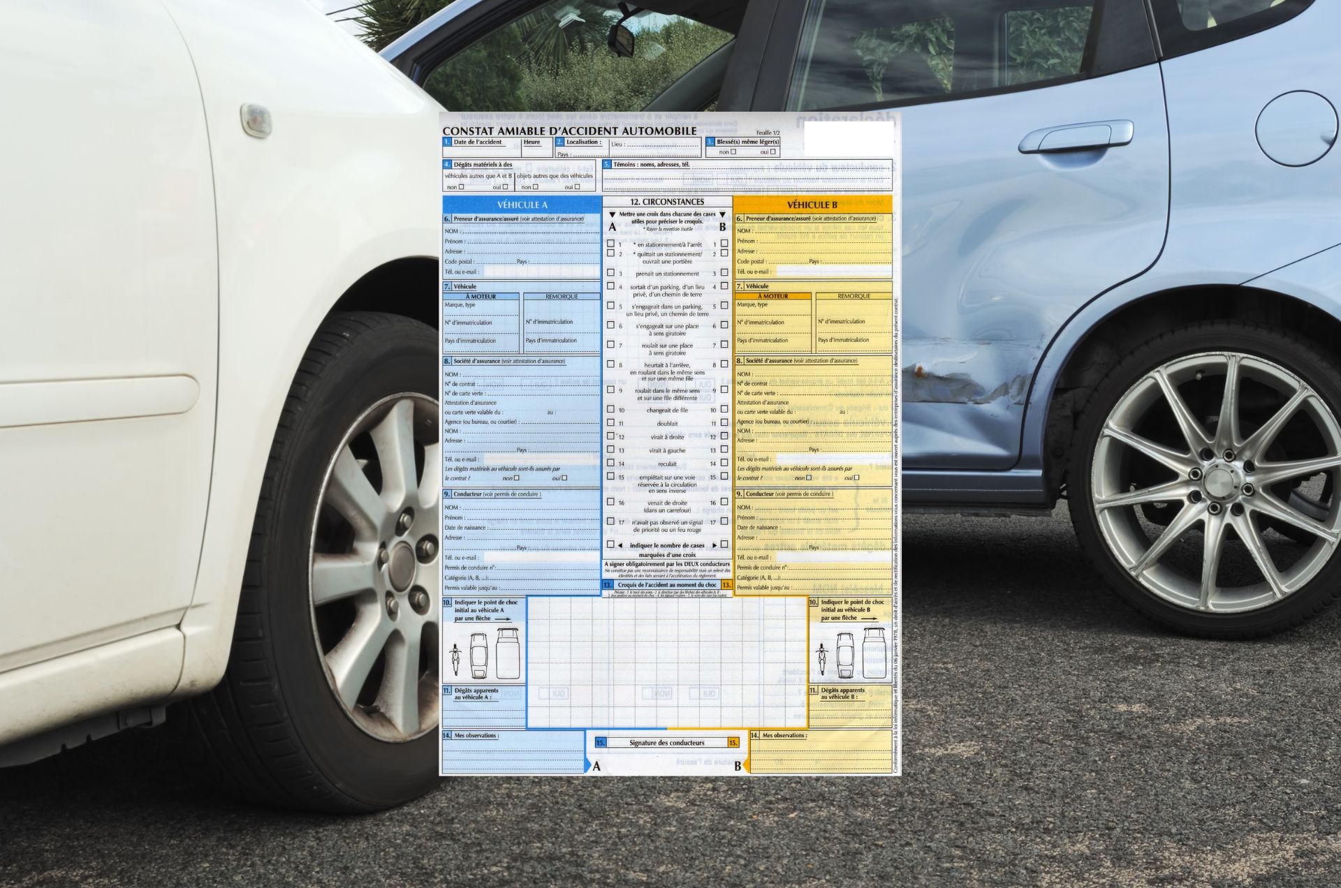 Comment remplir un constat