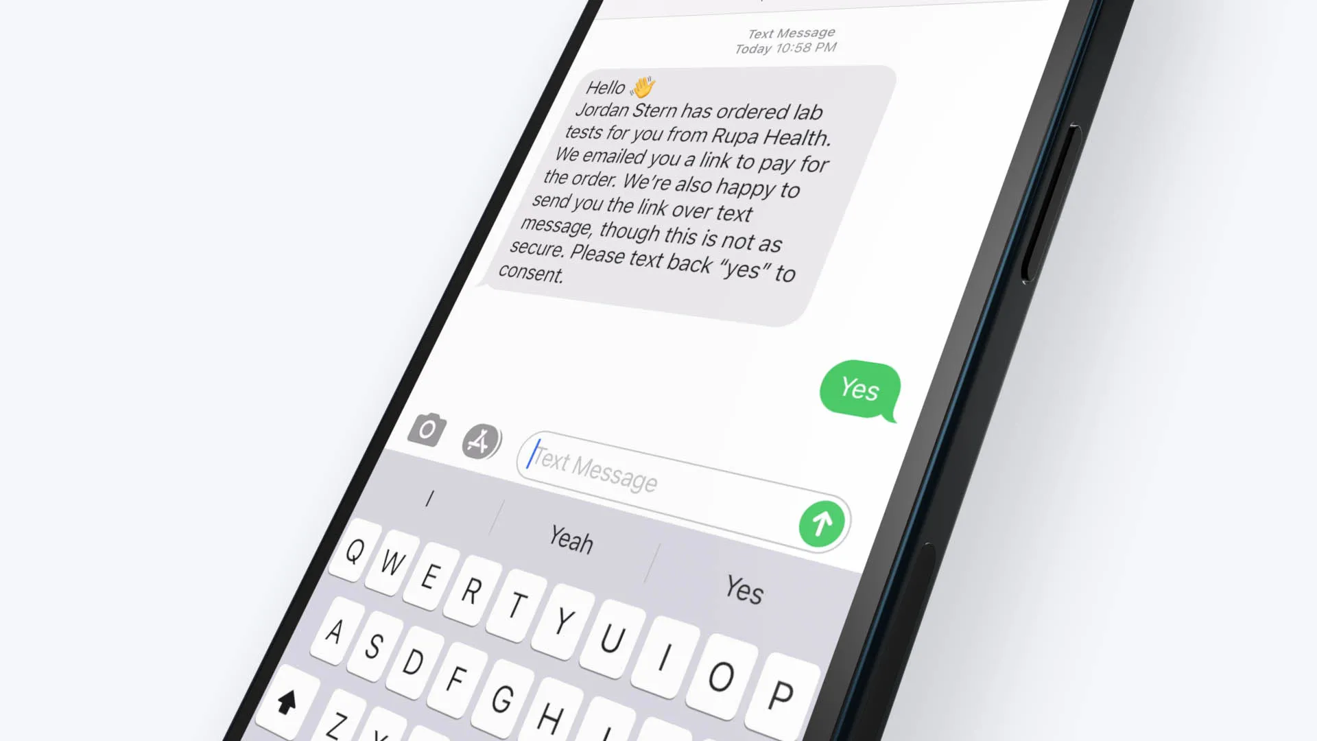 Text Patients Their Orders