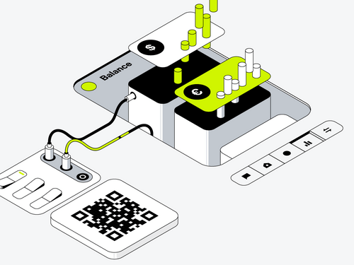 Connected wallet illustration — Vector design, SVG, PNG