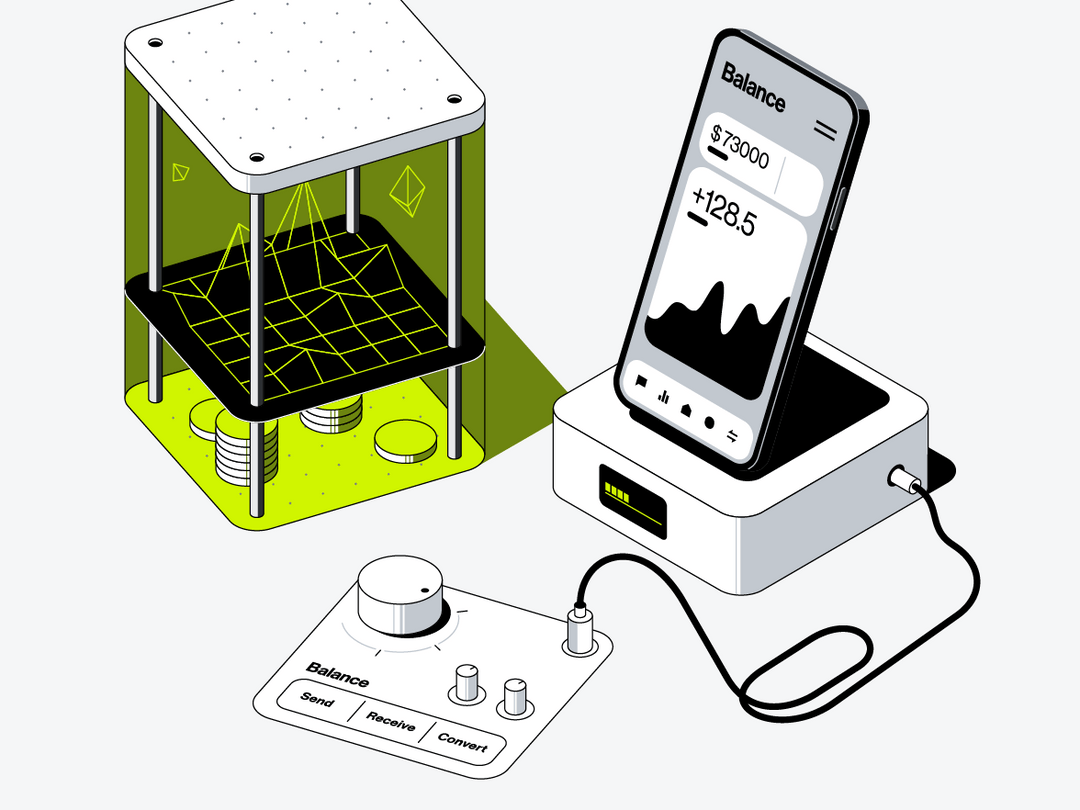 Money control illustration — Vector design, SVG, PNG