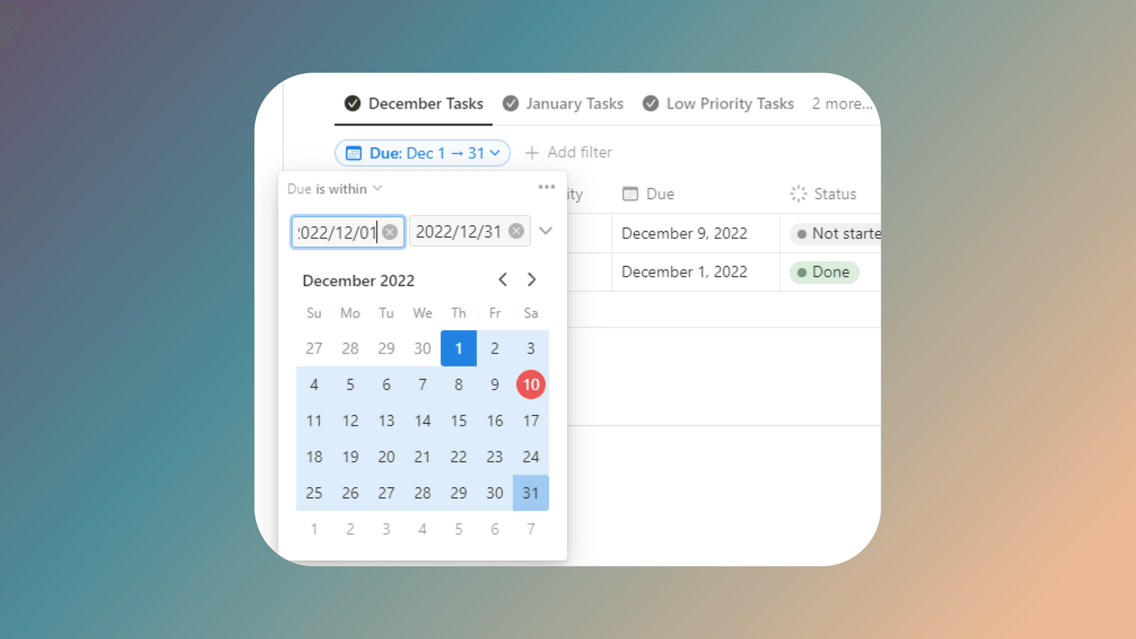 Notion Filter By Date Range: Quick Tutorial (2024)