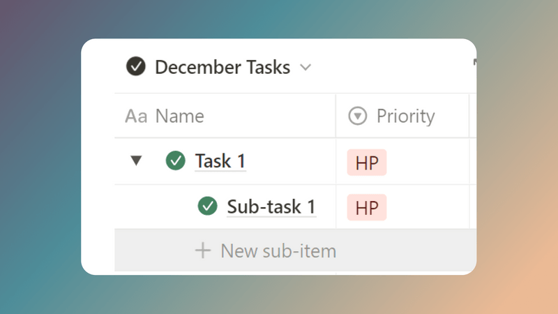 How To Create A Sub-Item In Notion: Quick Tutorial (2024)