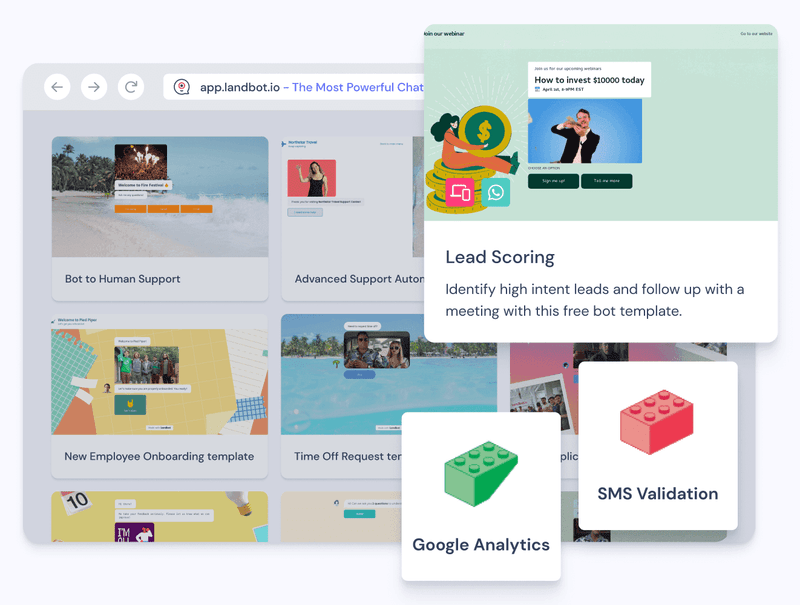 Chatbot Platform for No-Coders | Landbot