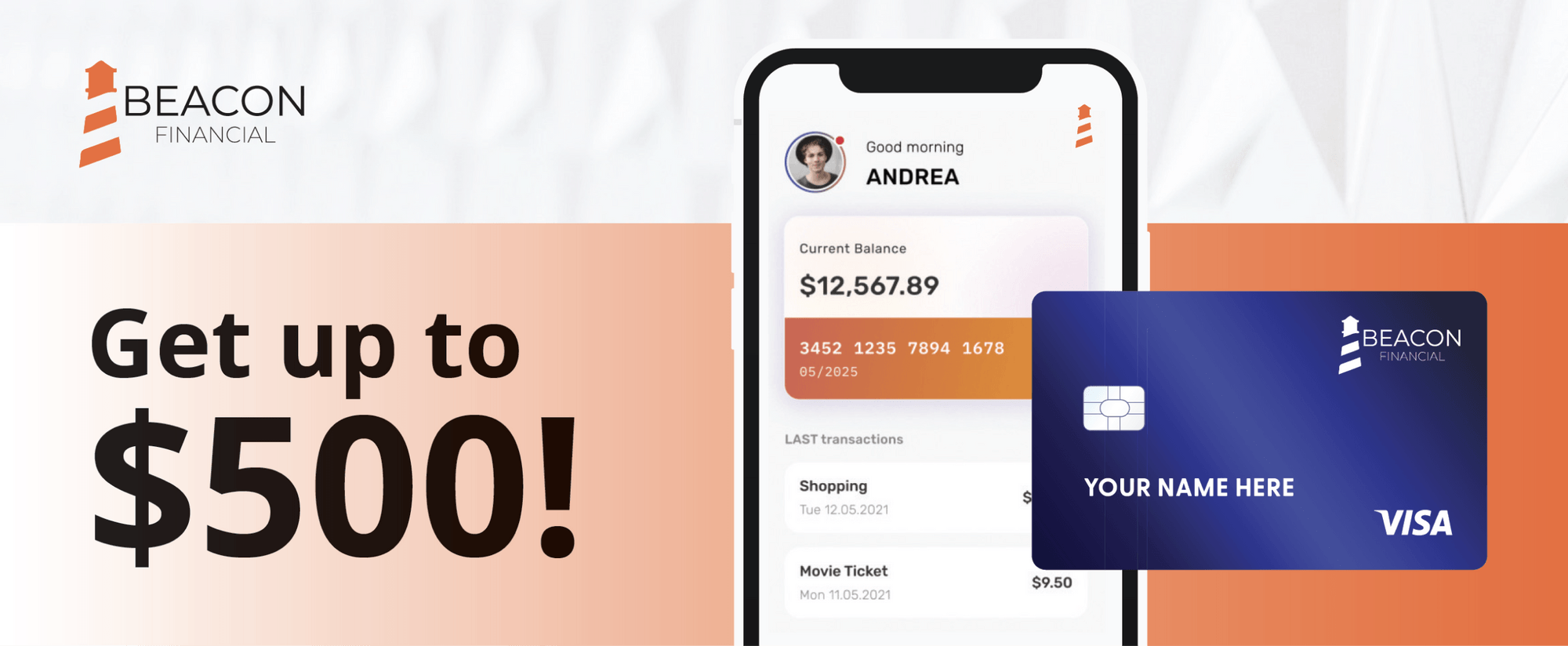 Banking Cross-Sell Offer Buckslip Template - Lob