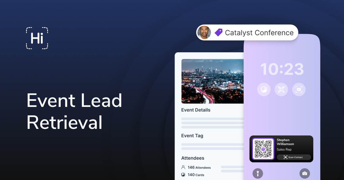 Transform Lead Retrieval at Every Event - HiHello