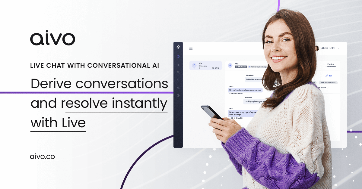 Live Chat Inteligente con IA Conversacional | Aivo