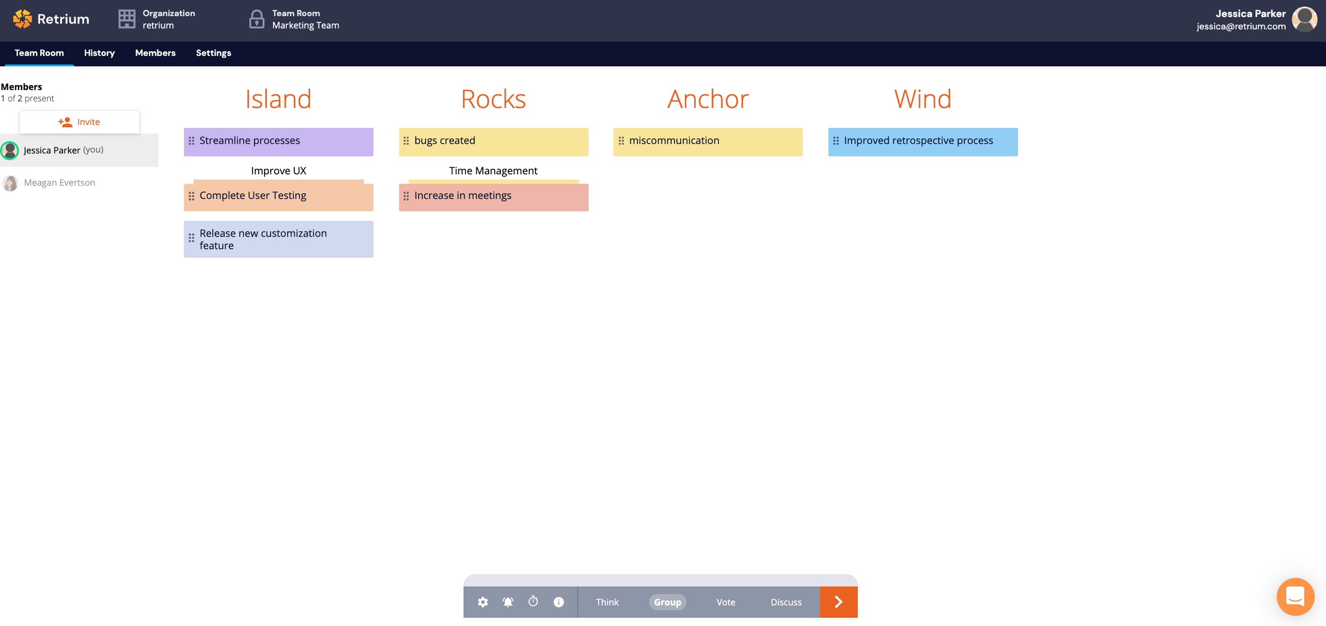 Sailboat Retrospective