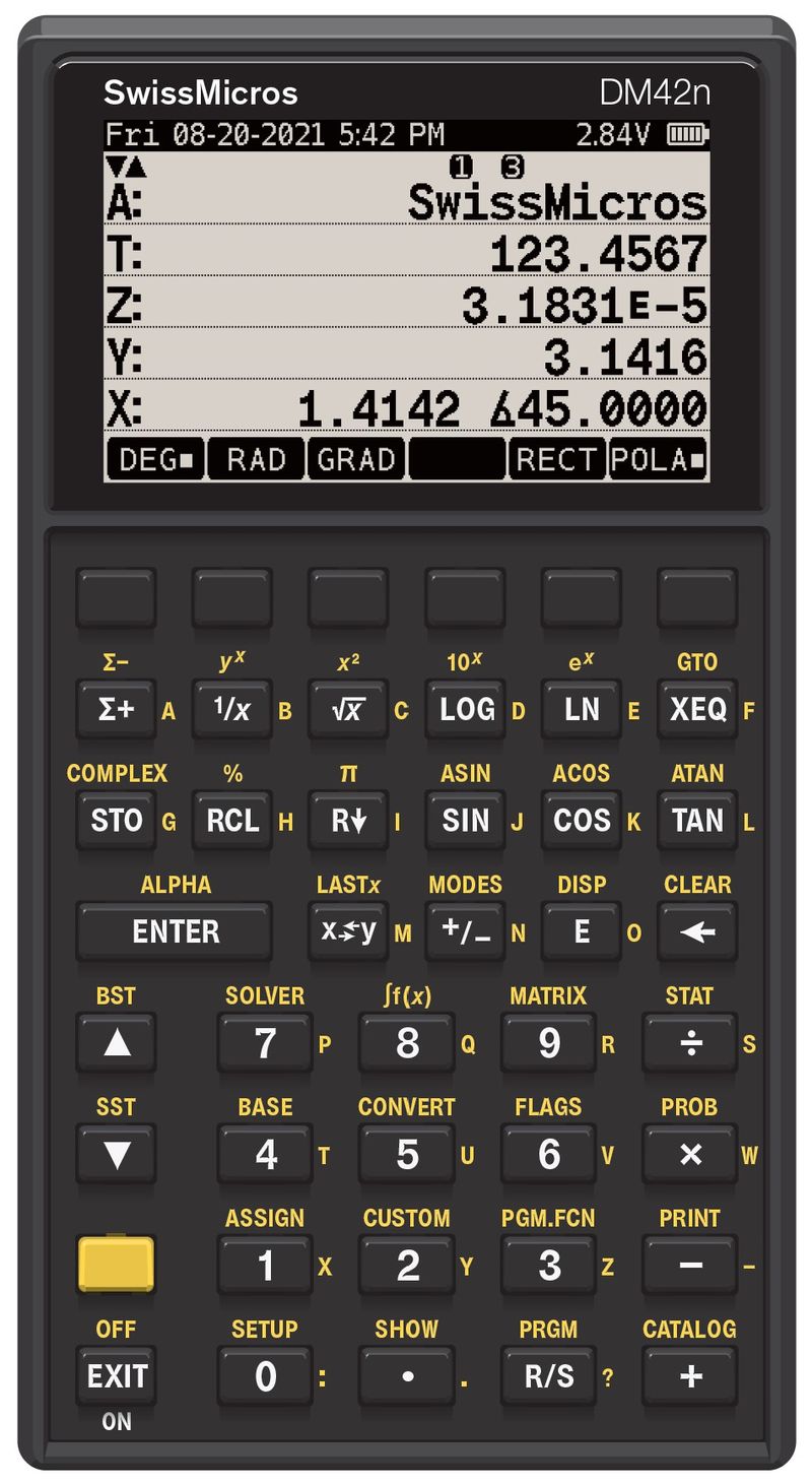 SwissMicros Model DM42n RPN Calculator