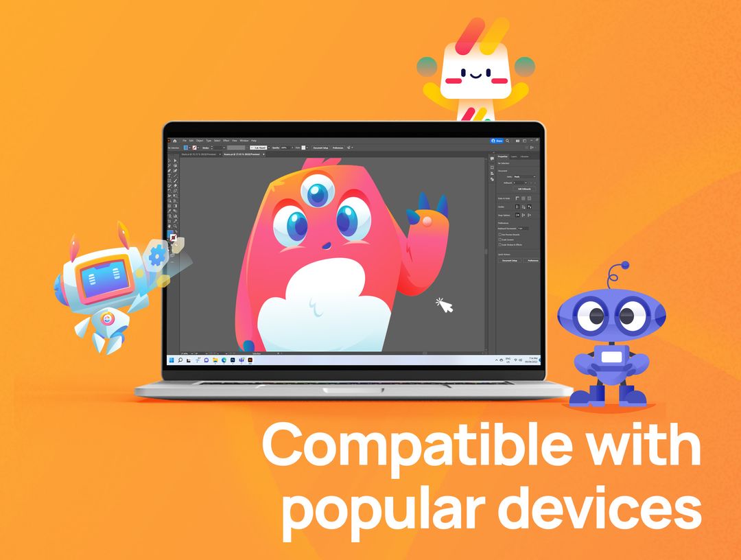 High-Quality SVG Brand Character Illustration Pack