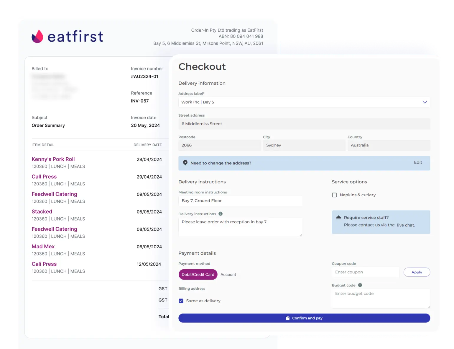 Corporate Catering with Australia's #1 Platform | EatFirst