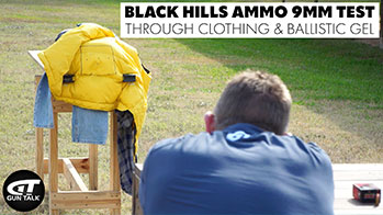 Performance Testing 9mm Black Hills Ammo Through Clothing