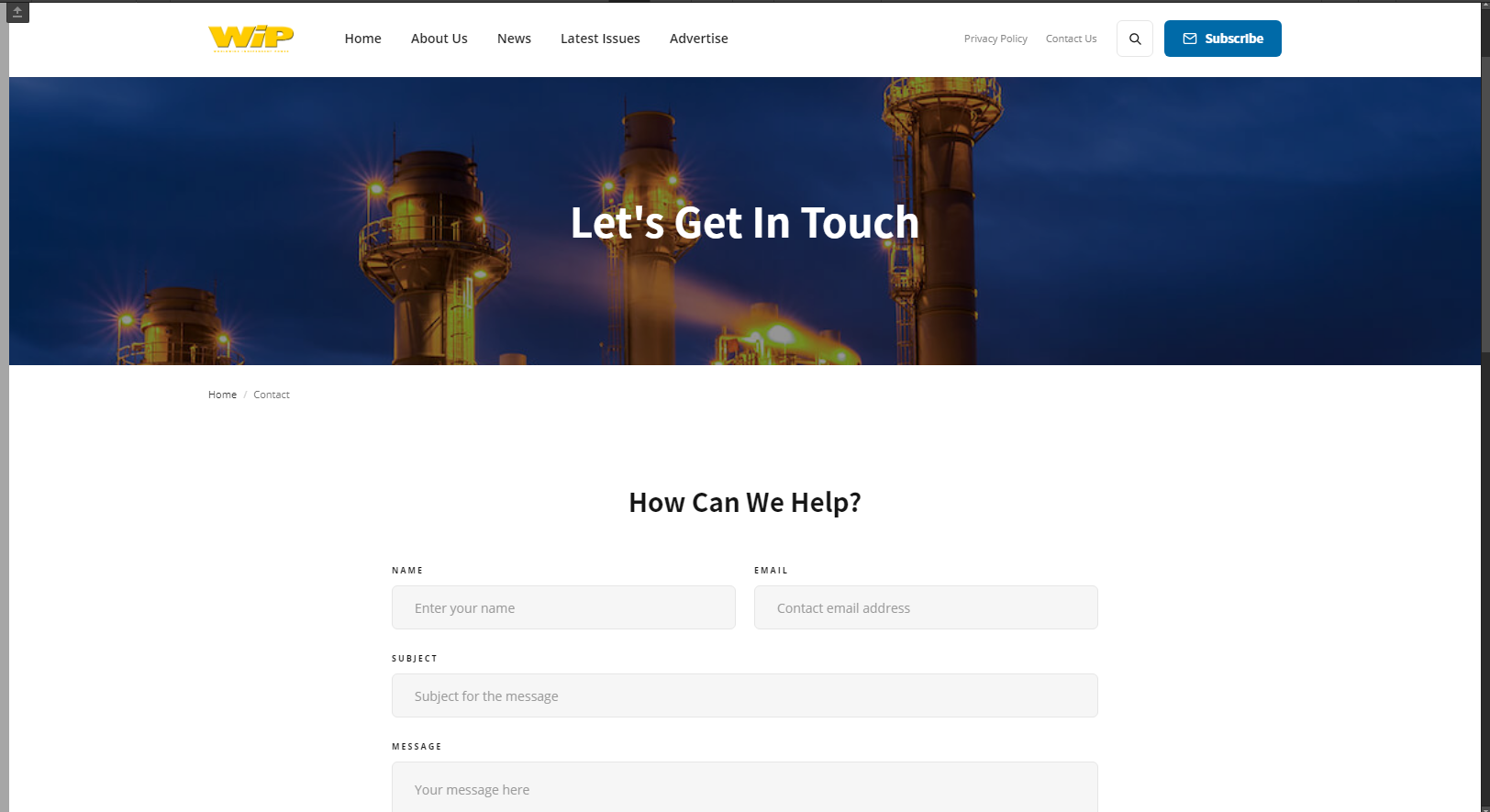 WIP | Worldwide Independent Power | Contact Us