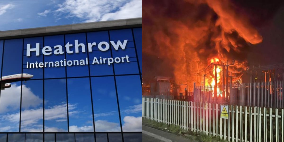 LATEST - HEATHROW SUBSTATION FIRE WAS CAUSED BY MOISTURE BUILDUP IN ...