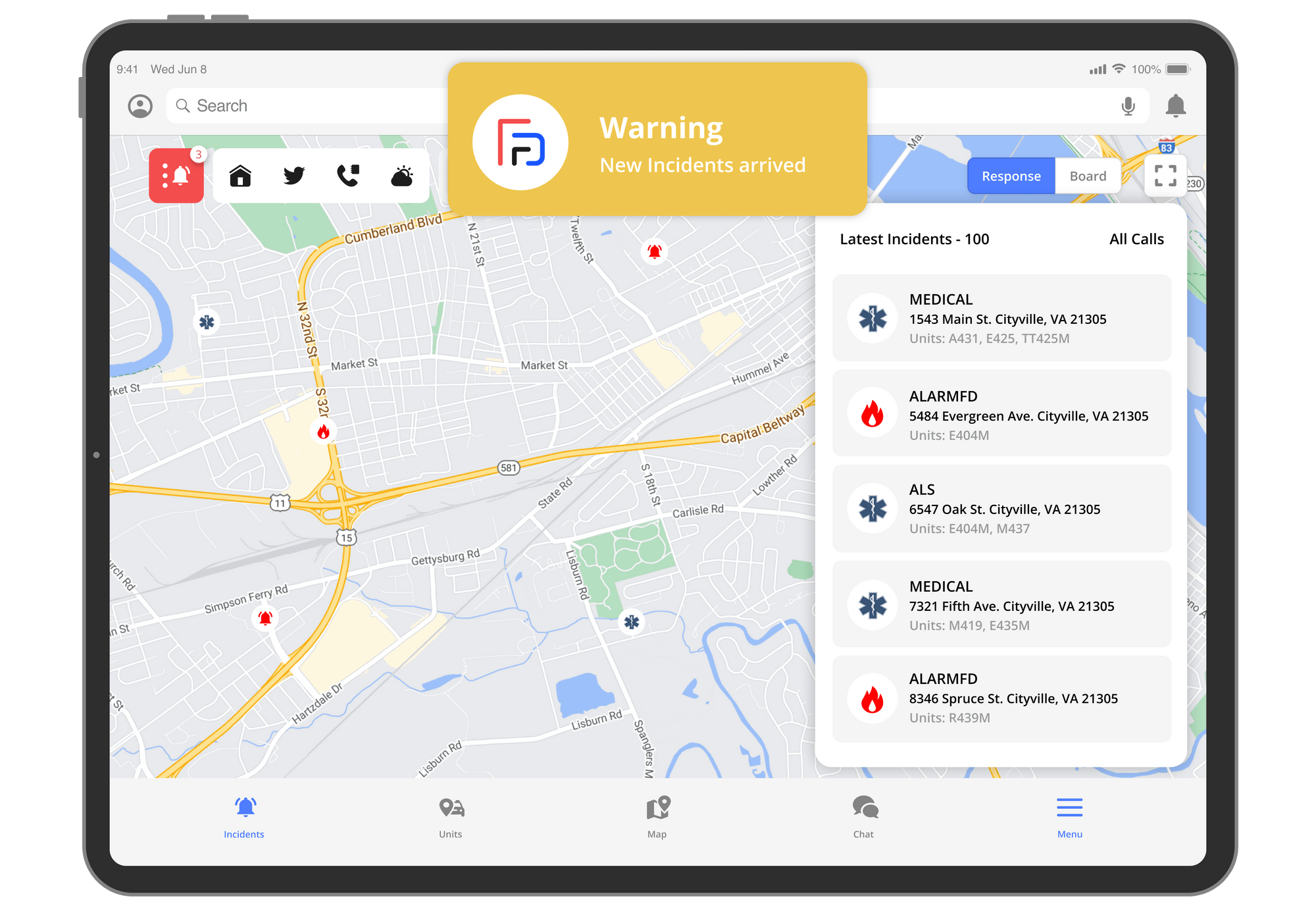 Fire Mobile Responder App | EMS Mobile Responder App