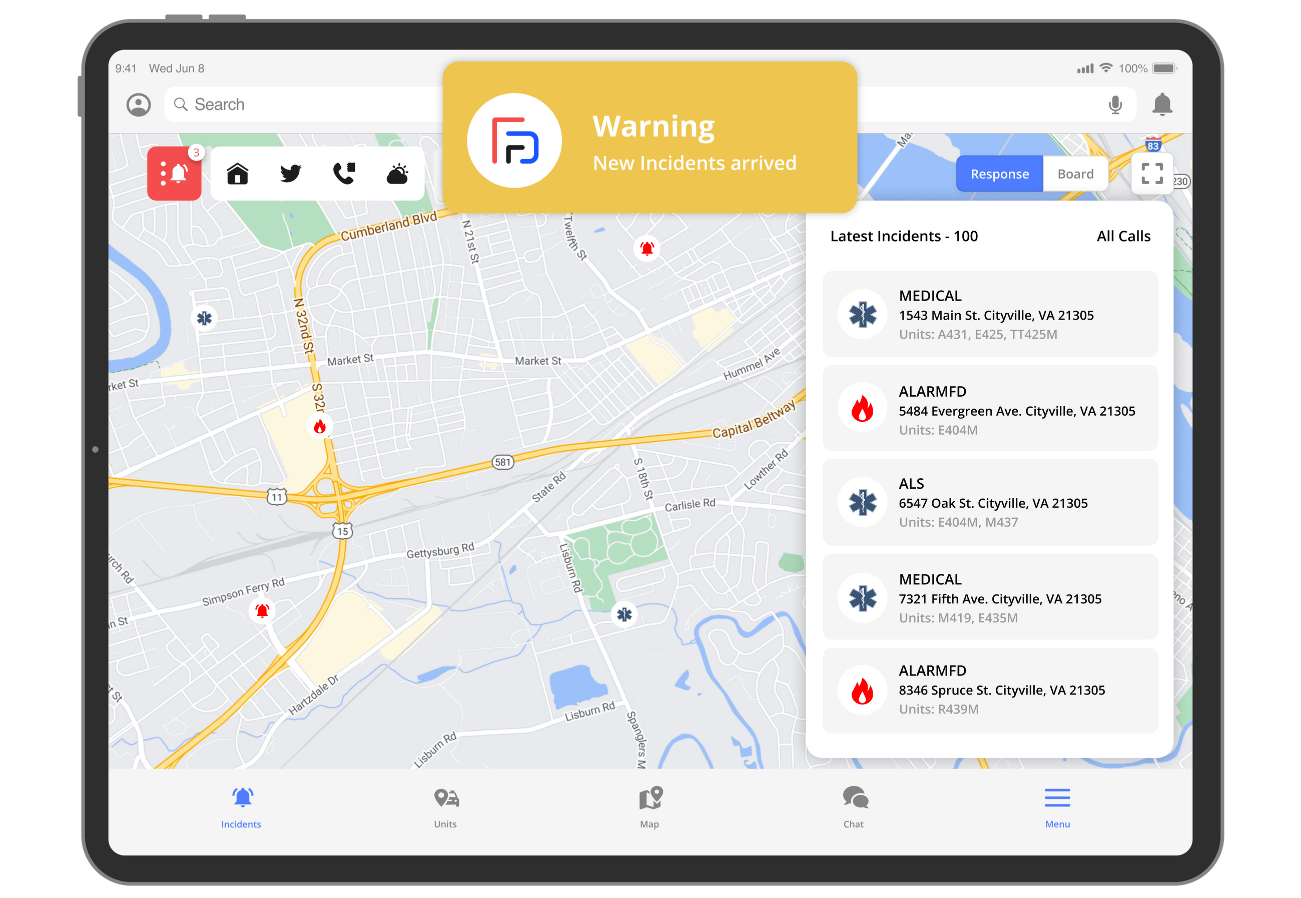 Mobile Responder | First Responder App | Fire Response App