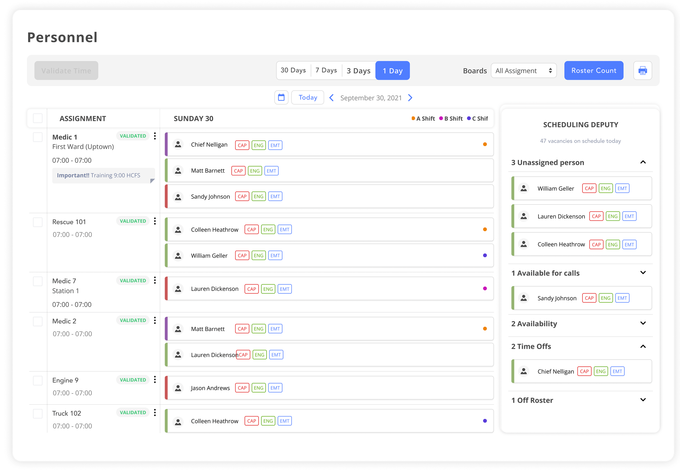 EMS Scheduling Software | EMS Scheduler