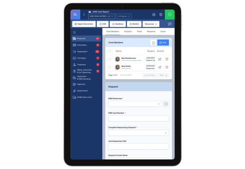 ePCR Software | EMS ePCR Software